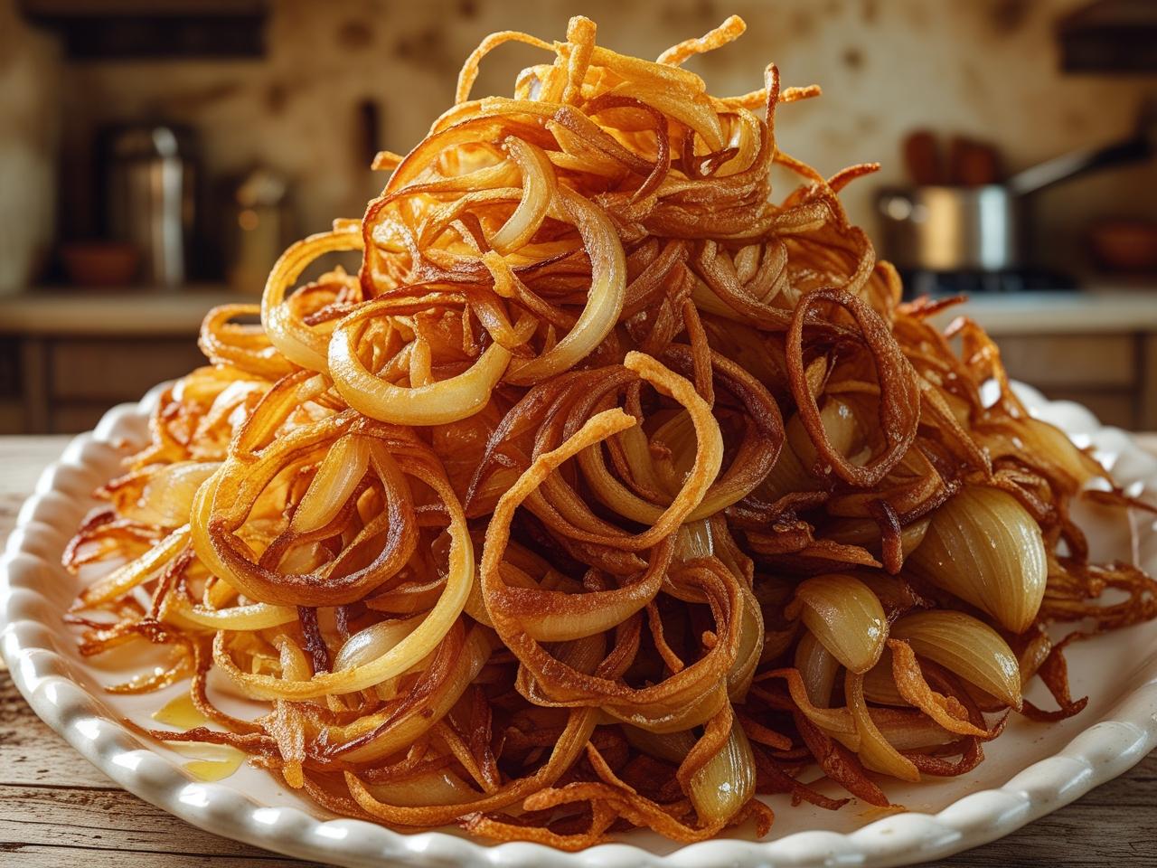 Crispy Fried Onions: A Golden Crunch for Every Dish - One Spoon Recipe